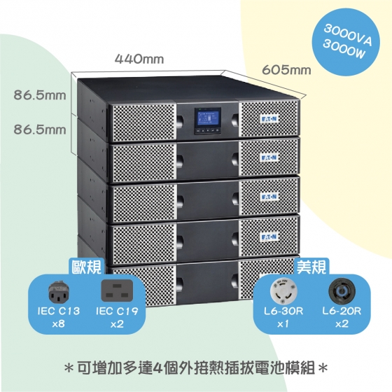 林亞股份有限公司 - Eaton 9PX 3KVA UPS